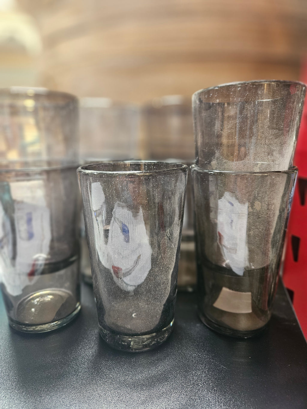 VASO VIDRIO HUMO – Sukhmani Designs